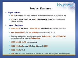 IFGS-1822TF Industrial Gigabit TP/SFP Combo Ethernet Switch | PPT