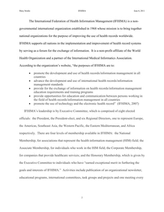 International Federation of Health Information Management | DOCX