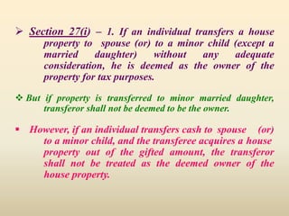 Income from house property | PPTX