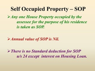 Income from house property | PPTX
