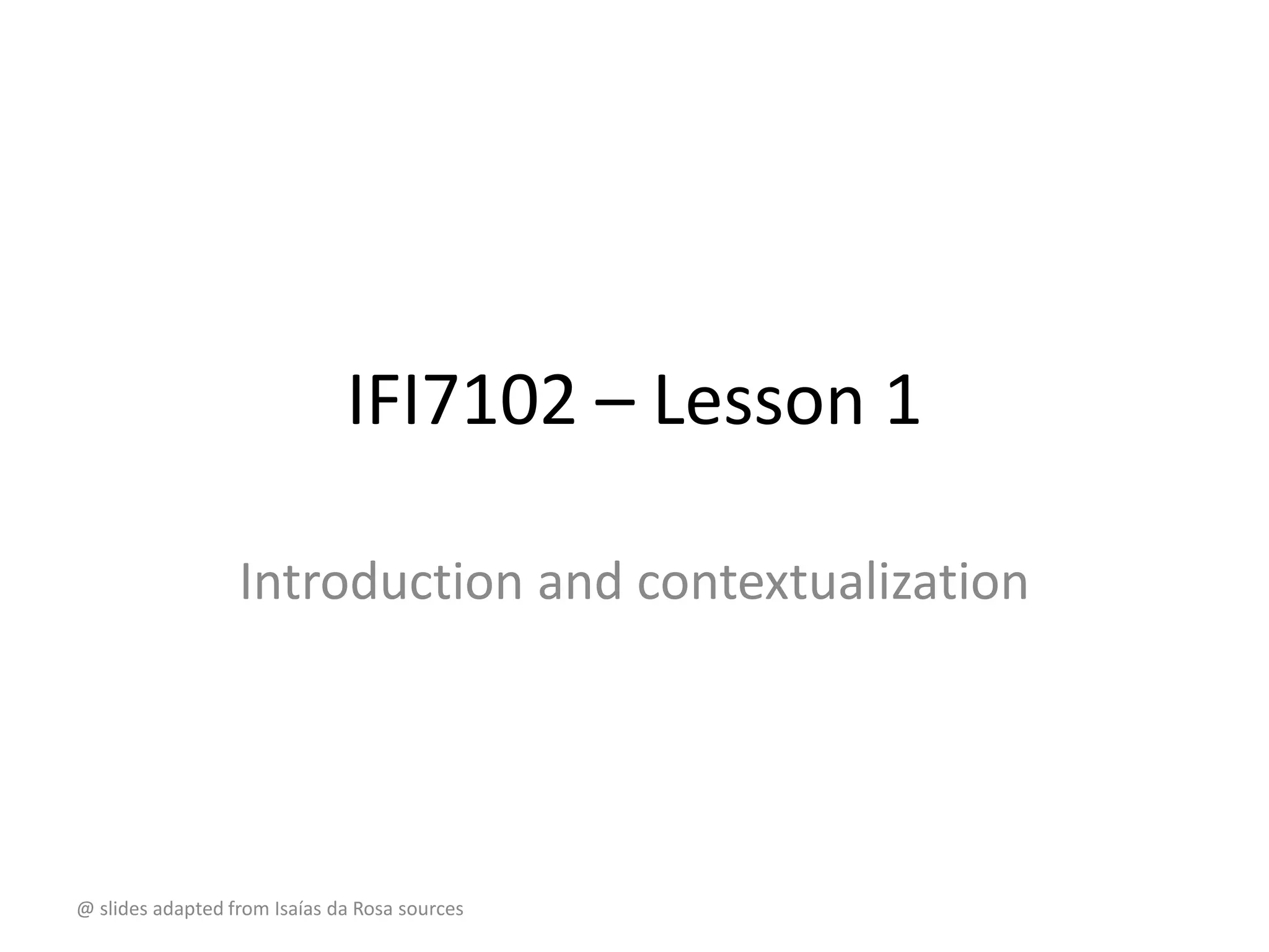 IFI7184.DT lesson1- Programming languages | PPT