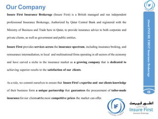 Insure First Insurance Brokerage Company Profile | PPSX