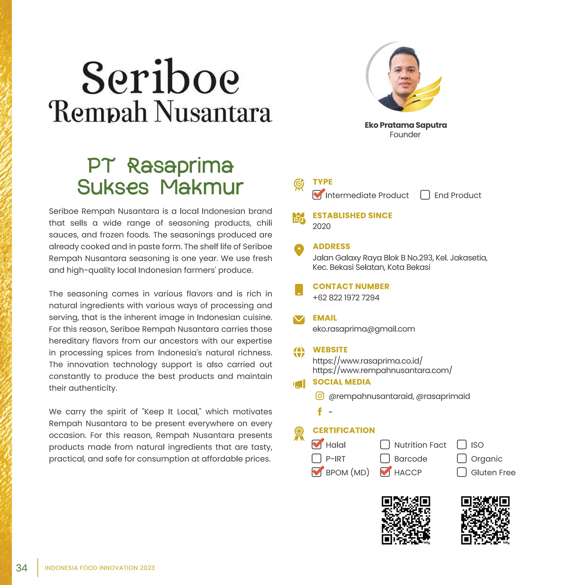 IFI Catalogue 2023-11Des2023_Rev1_compress.pdf | Food Industry | Industries