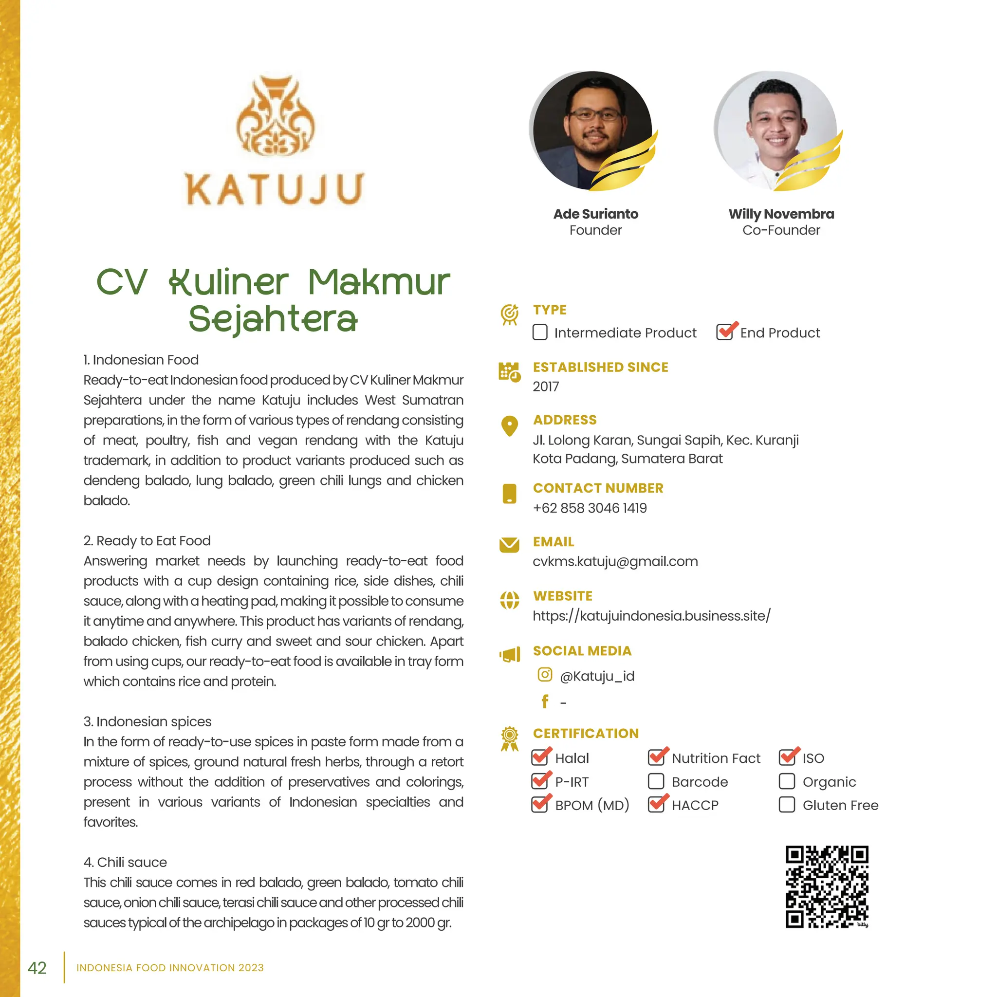 IFI Catalogue 2023-11Des2023_Rev1_compress.pdf | Food Industry | Industries