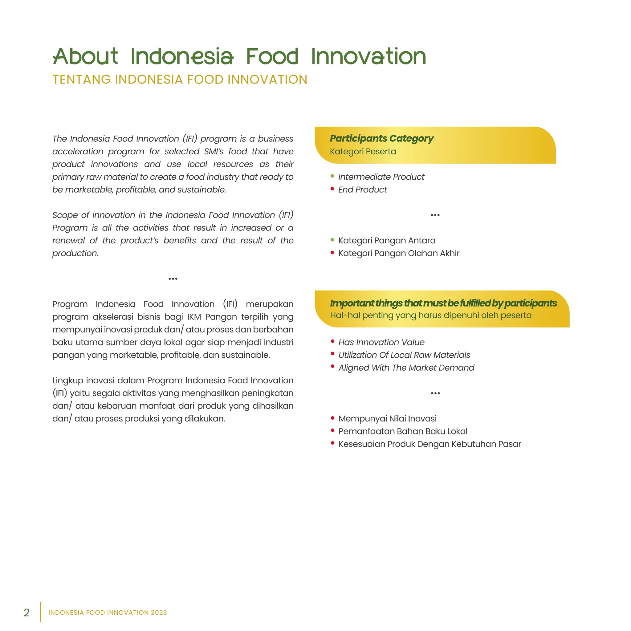 IFI Catalogue 2023-11Des2023_Rev1_compress.pdf | Food Industry | Industries