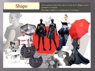 Elements and principal of design and application in fashion cloth | PPT