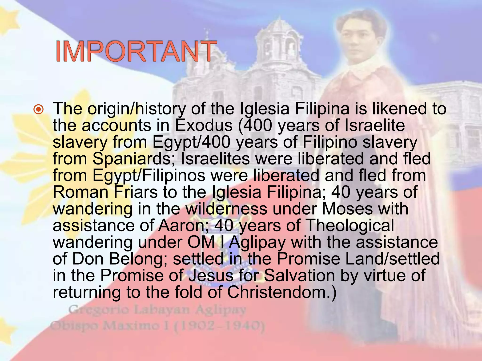 History of the Iglesia Filipina Independiente (IFI). | PPTX