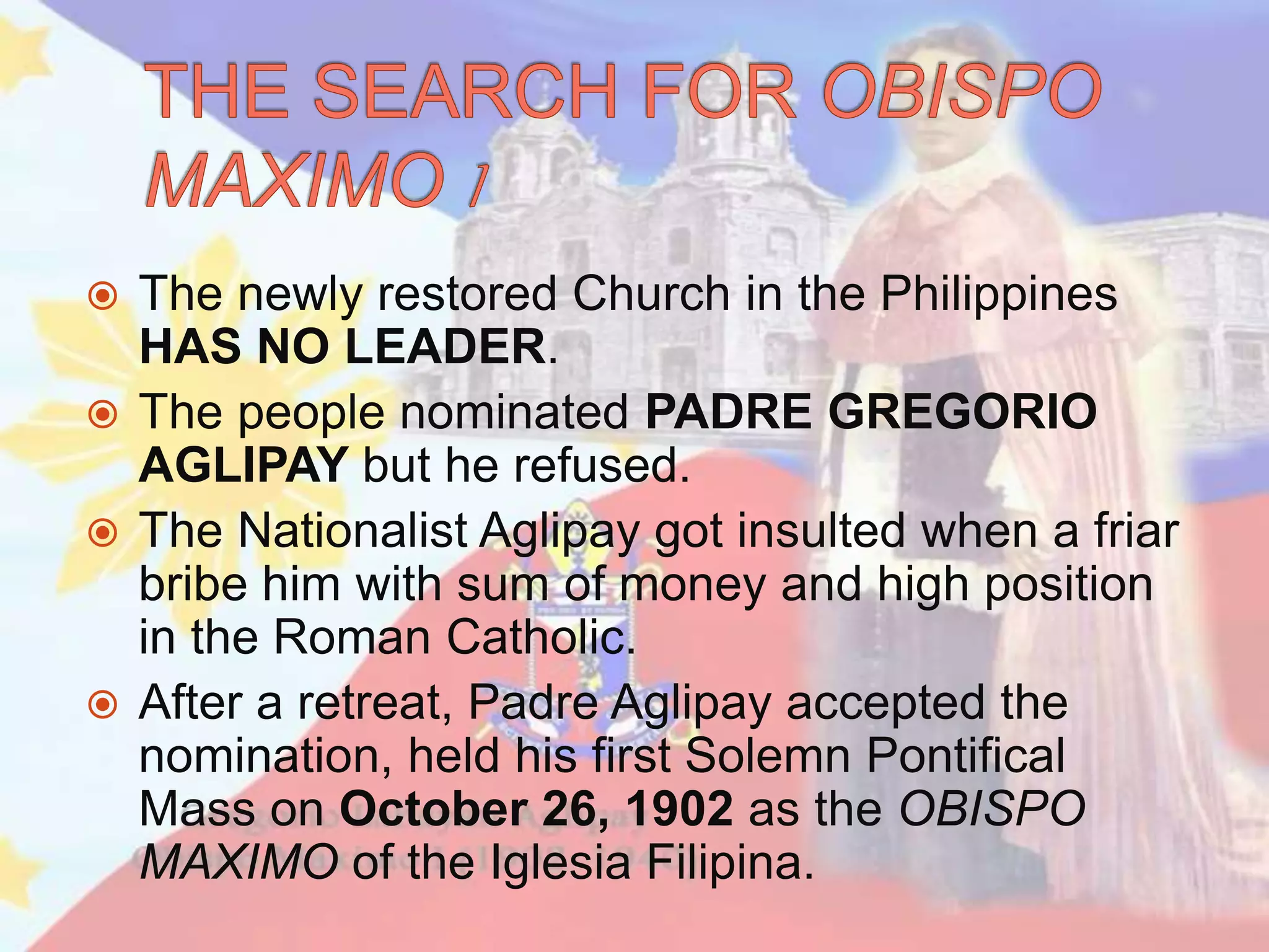 History of the Iglesia Filipina Independiente (IFI). | PPTX