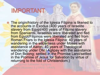 History of the Iglesia Filipina Independiente (IFI). | PPTX