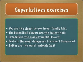 Comparatives & superlatives | PDF