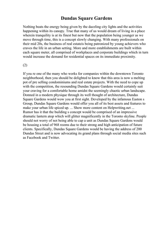 If I Were President Essay | PDF | Media Industry | Industries