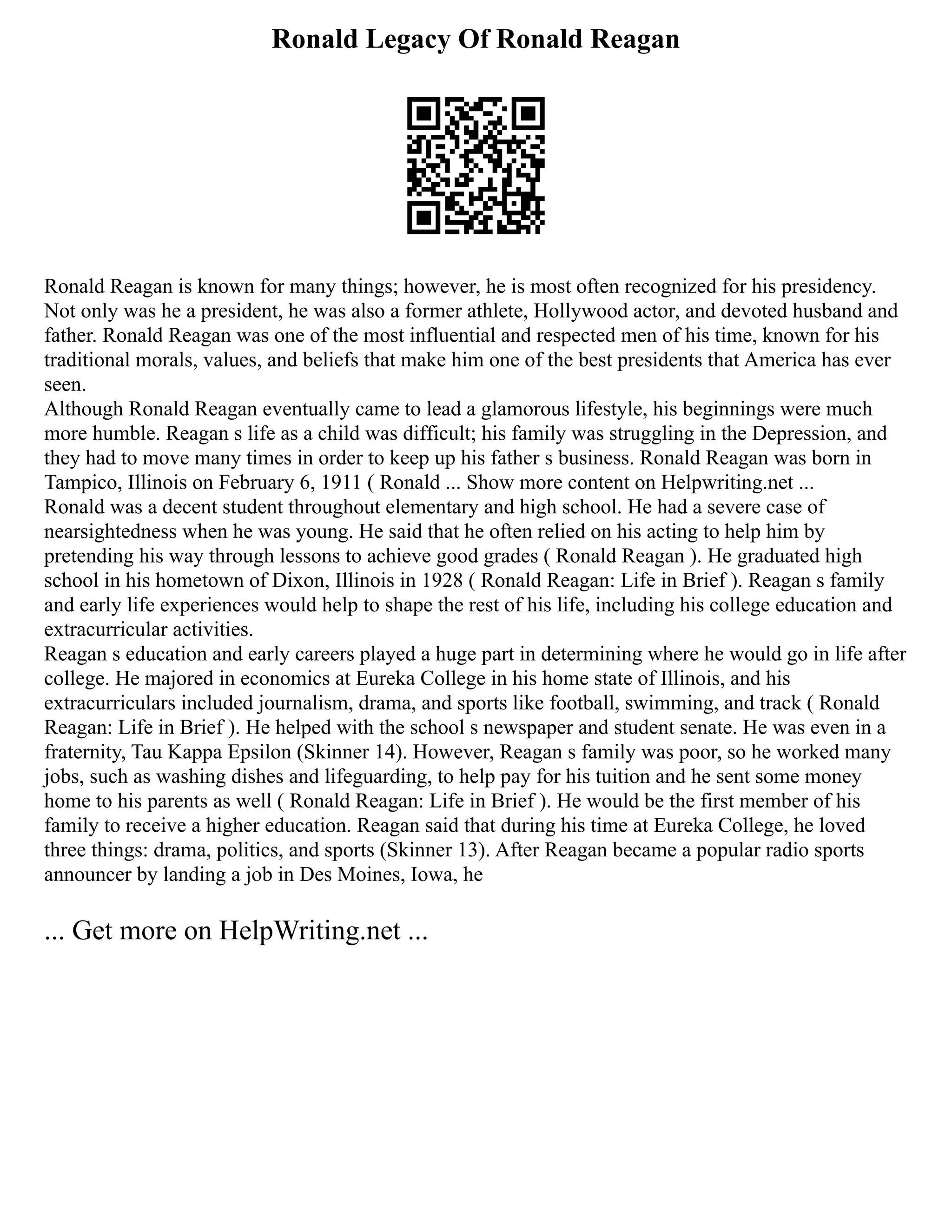 If I Were President Writing Paper If I Were President | PDF