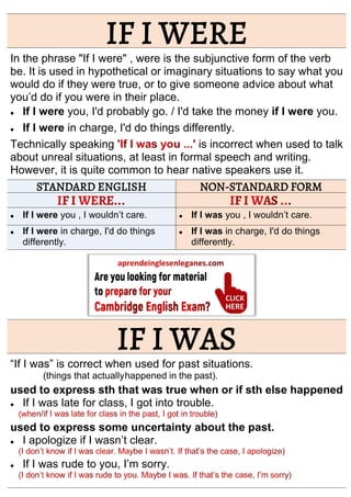 If I were vs If I was...pdf