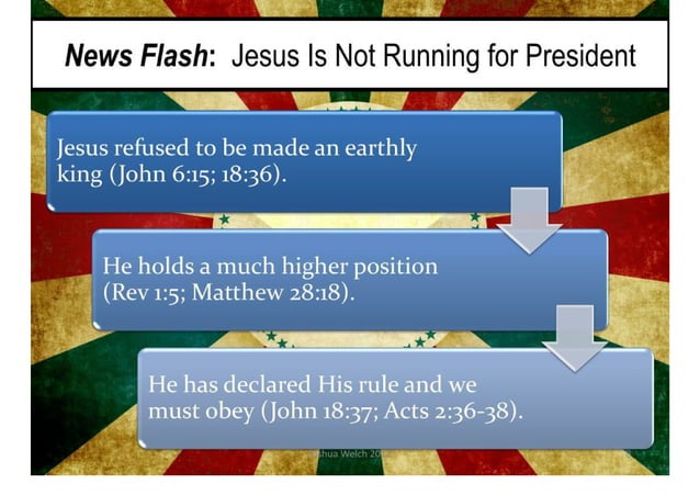 If Jesus Ran For President | PDF
