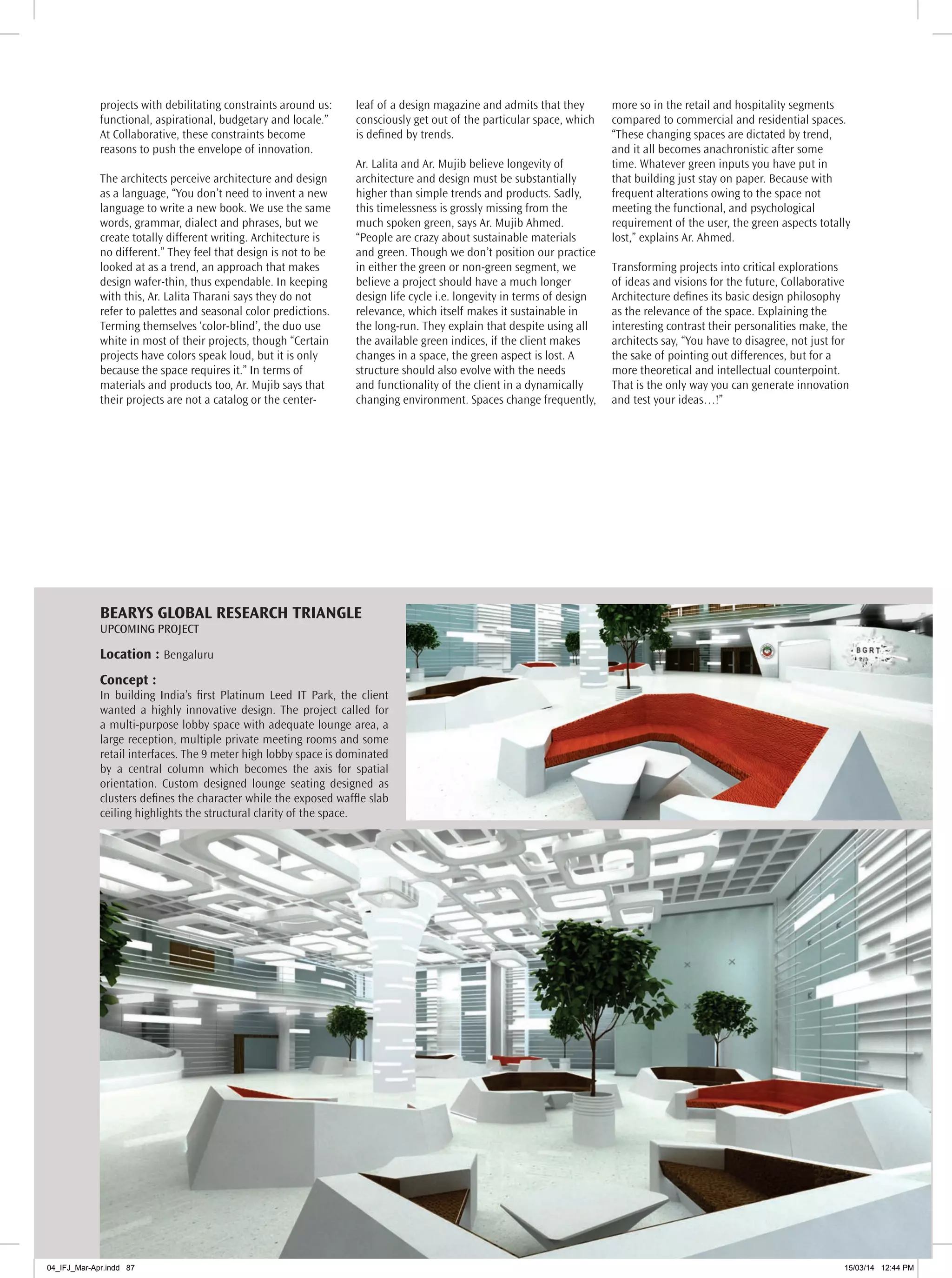 COLLABORATIVE PROFILE- IFJ MAR-APR 2014 | PDF