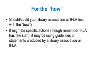 Putting the IFLA Media & Information Literacy Recommendations into ...