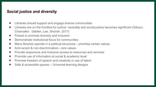 IFLA ARL Webinar Series: Social justice, diversity and inclusion in ...