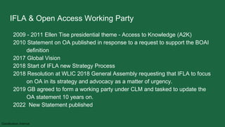 IFLA ARL Satellite conference 2023: Realising equity, inclusion and ...