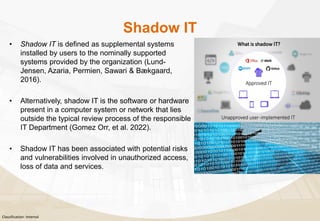 IFLA ARL Satellite conference 2023: Shadow Information Technology in ...