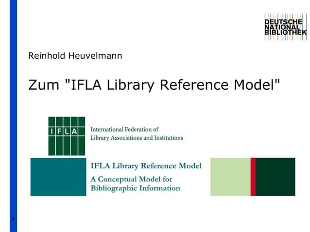 Zum "IFLA Library Reference Model" | PDF