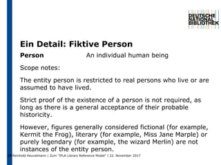 Zum "IFLA Library Reference Model" | PDF