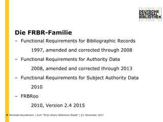 Zum "IFLA Library Reference Model" | PDF