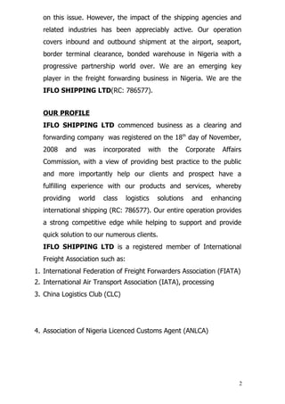 IFLO AIR LOGISTICS SOLUTION | PDF