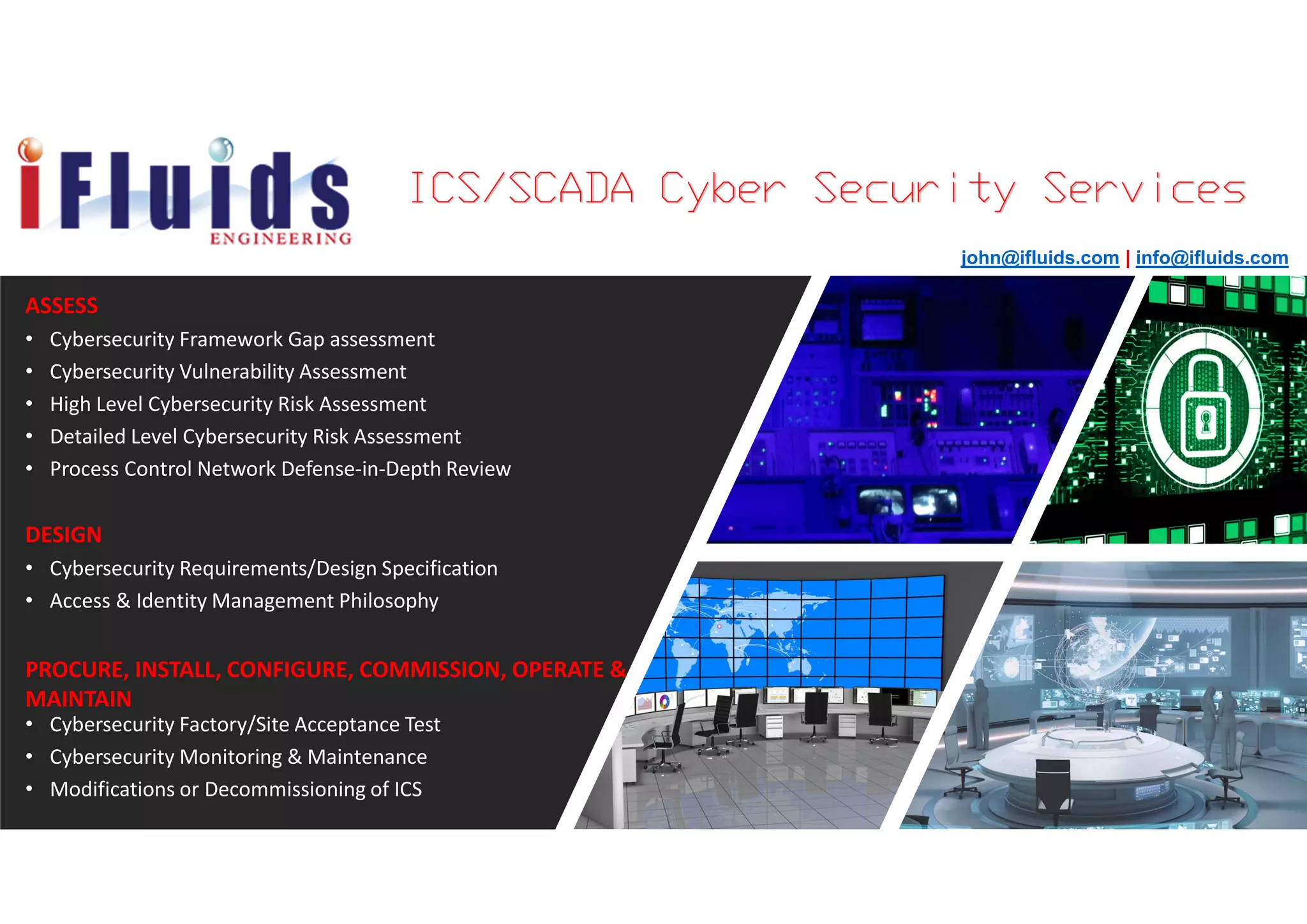 iFluids Engineering ICS SCADA cyber security services | PDF