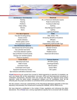 iFluids Laboratory Design Services - EPCC & Turnkey | DOCX