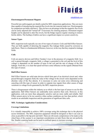 iFluids Tank Inspection services | PDF