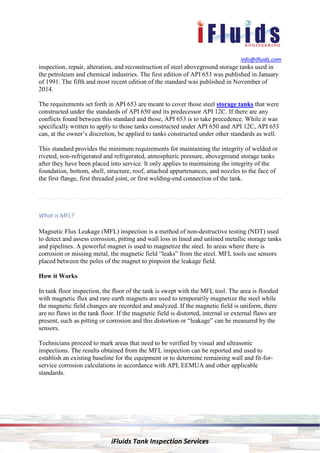 iFluids Tank Inspection services | PDF