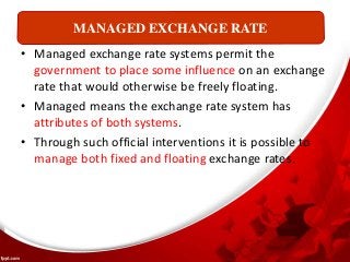 EXCHANGE RATE DETERMINATION | PPT