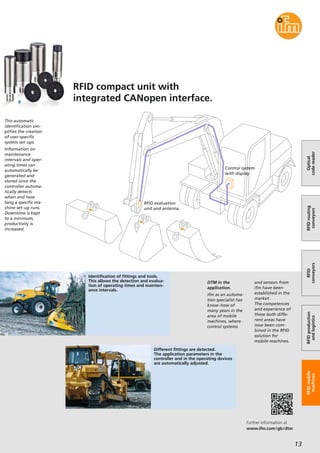Identification systems for industrial production control and mobile ...