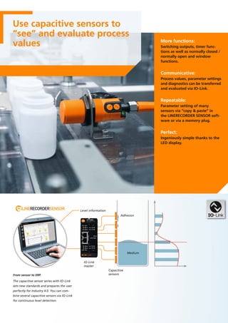 See what is going on with the new capacitive sensors from ifm | PDF