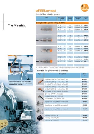 Inductive Sensor Brochure | PDF