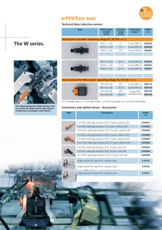 Inductive Sensor Brochure | PDF