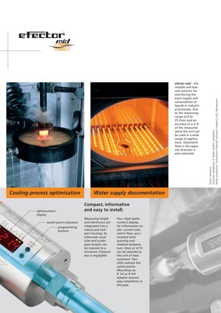MID Flow Sensor Brochure | PDF