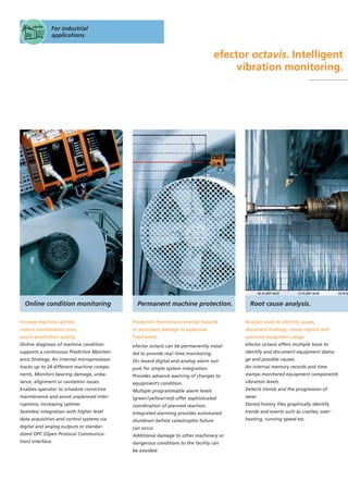 Octavis Vibration Monitor Brochure | PDF