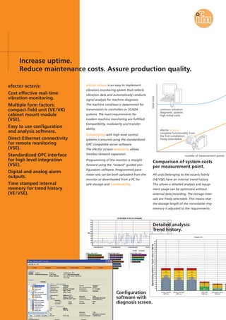 Octavis Vibration Monitor Brochure | PDF