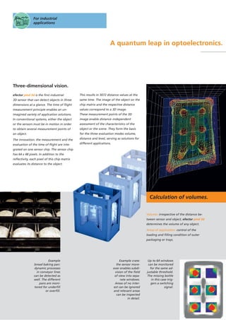 PMD 3D Sensor Brochure | PPT