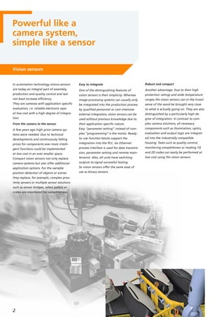 Vision sensors for recognition and assessment of objects and scenes | PDF