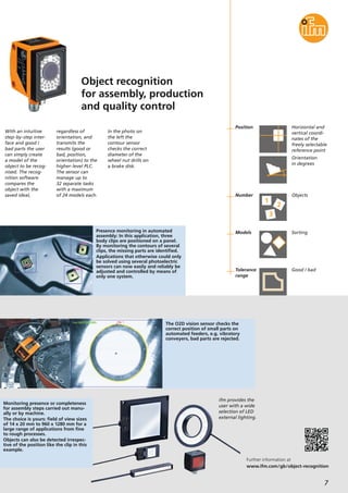 Vision sensors for recognition and assessment of objects and scenes | PDF