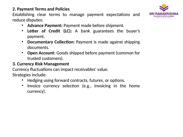 IFM 4 - INTERNATIONAL RECIEVABLE MANAGEMENT.pptx