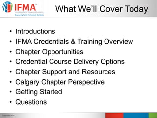 Ifma open chapter-credential-overview | PDF | College Education | Education
