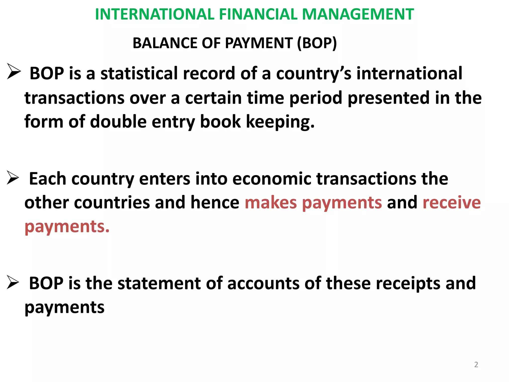 Ifm components of bop | PPT