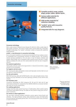 ifm connection technology ecolink | PDF