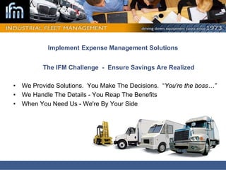 Ifm e presentation | PDF