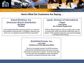 Ifm e presentation | PDF