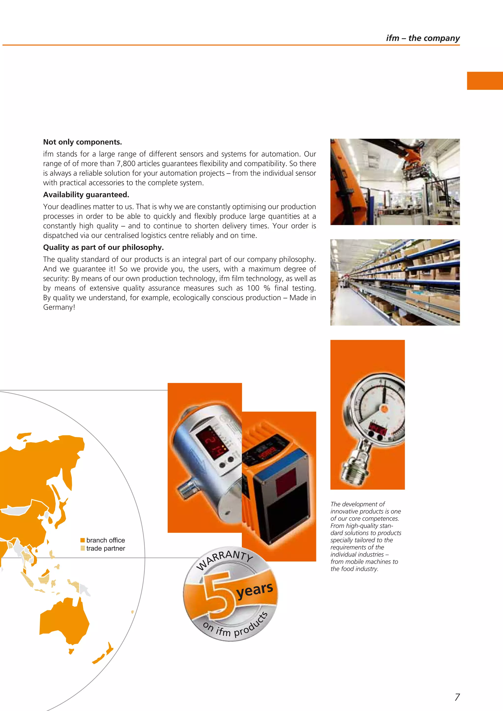 IFM Electronic - Sensors (Flow, Pressure, Level & Temperature Sensors ...