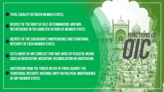 Introduction to OIC (Organization of Islamic Corporation) | PPTX